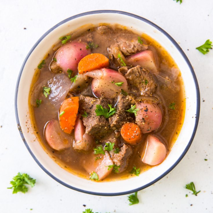 Low Carb Crockpot Beef Stew - Lara Clevenger