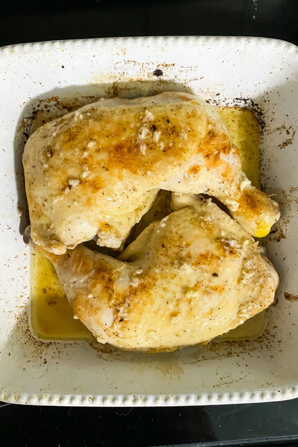 Easy Broiled Chicken Leg Quarters - Lara Clevenger