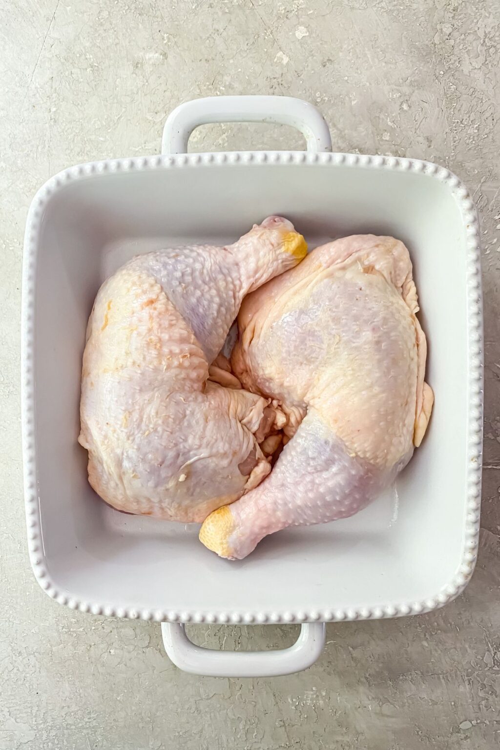 Easy Broiled Chicken Leg Quarters - Lara Clevenger