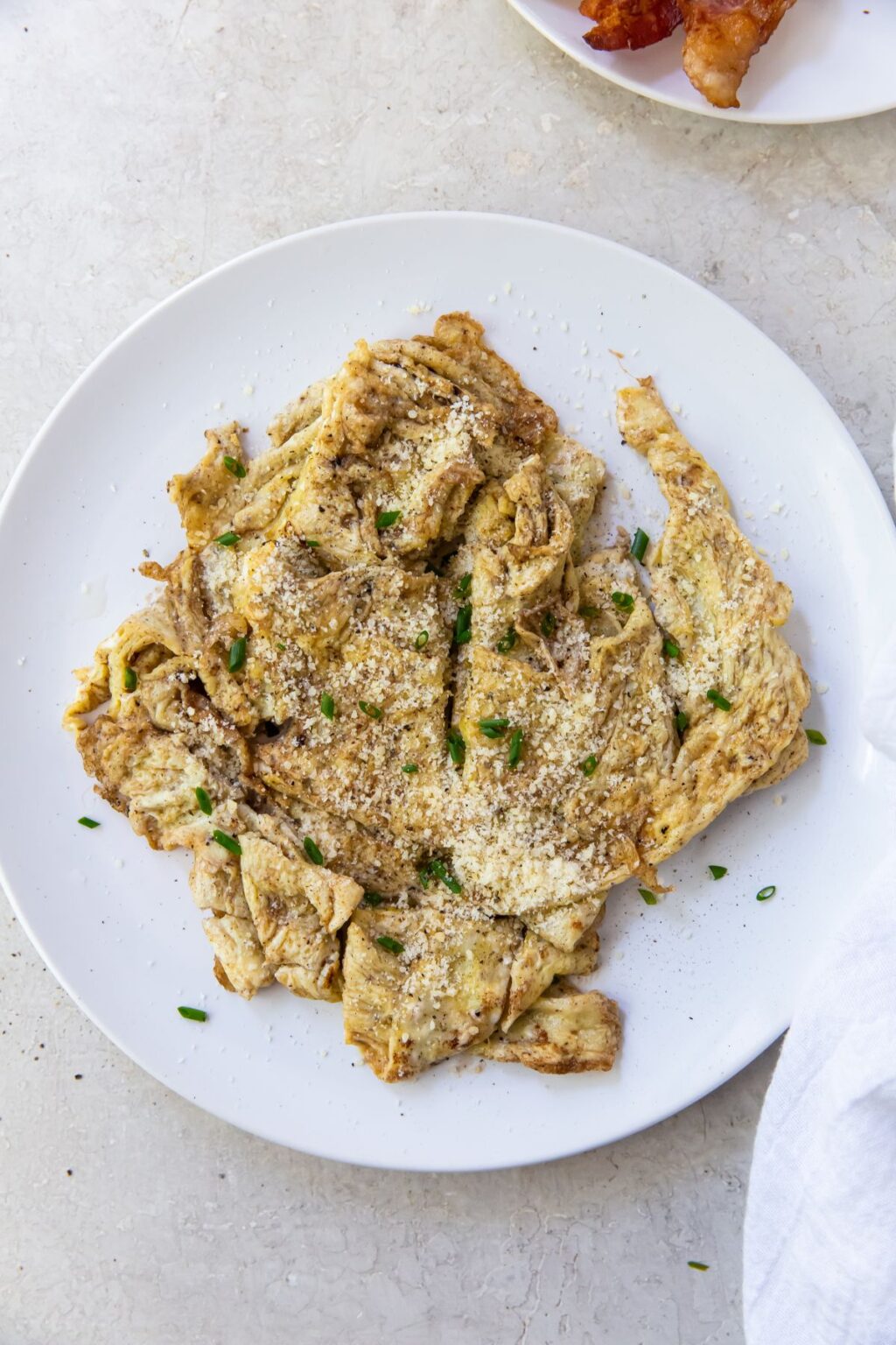 Scrambled Eggs on Blackstone Griddle - Lara Clevenger