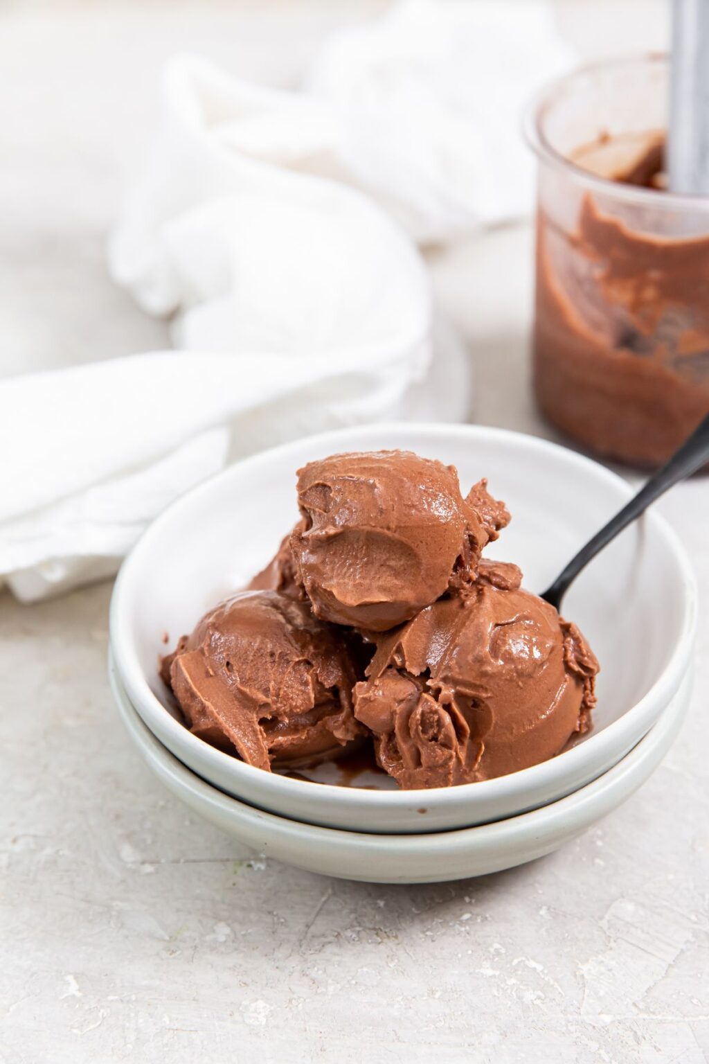Chocolate Dairy Free Keto Ice Cream | Ninja Creami - Lara Clevenger