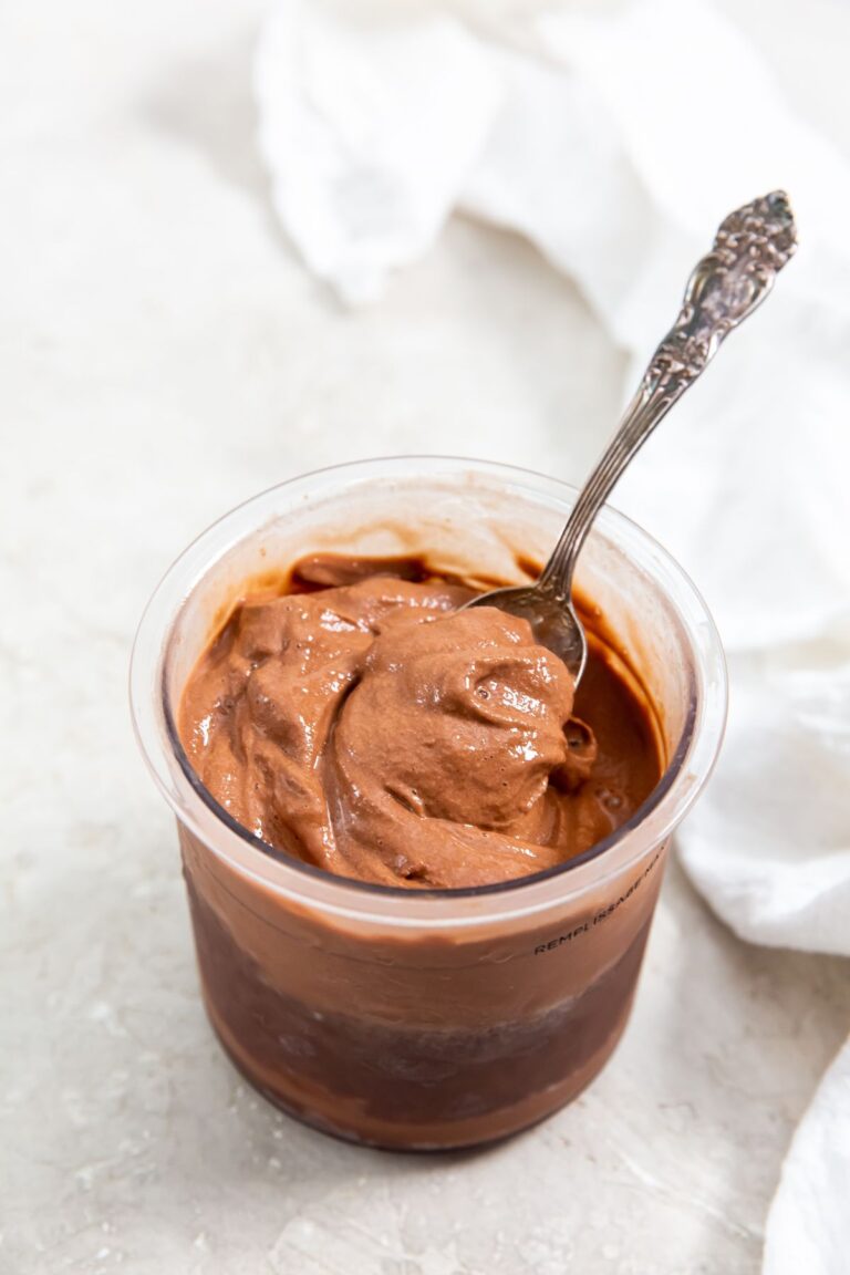 Chocolate Protein Ice Cream | Ninja Creami - Lara Clevenger