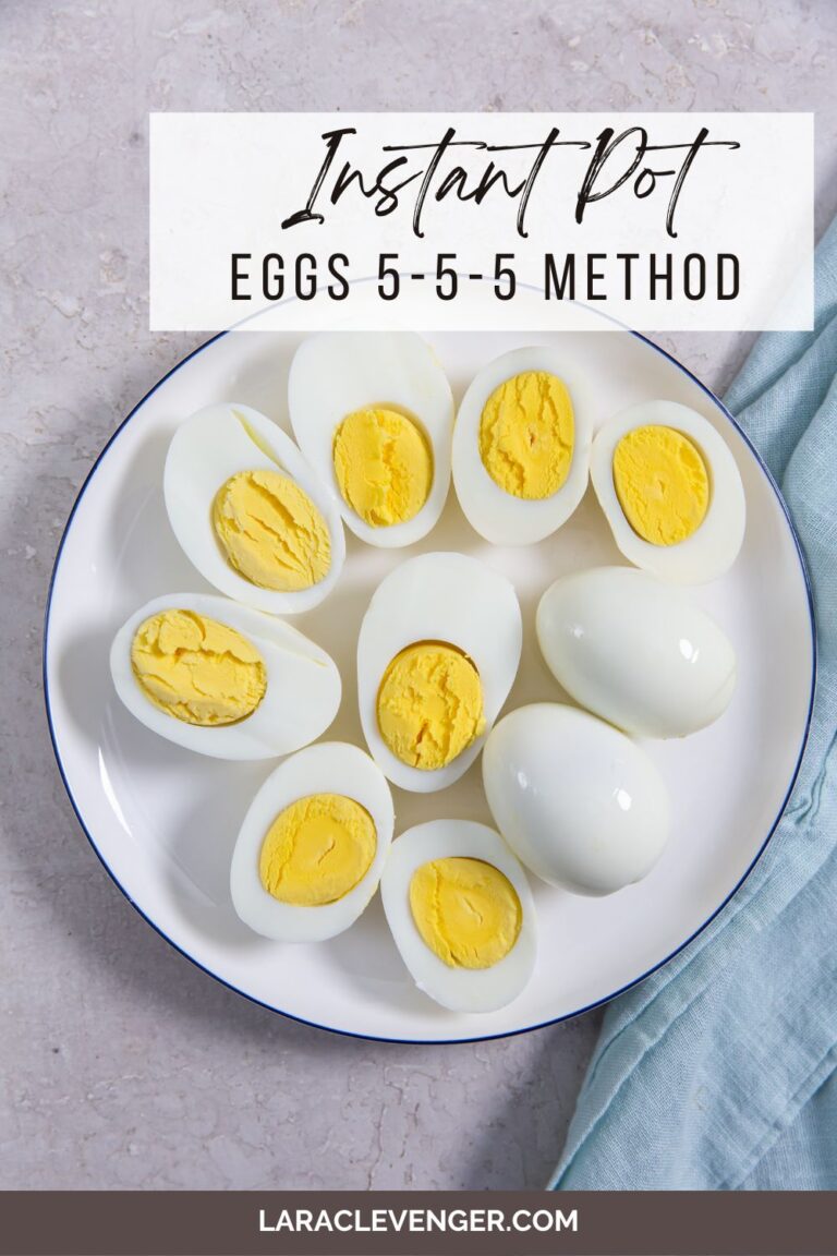 Instant Pot Eggs 5-5-5 Method - Lara Clevenger