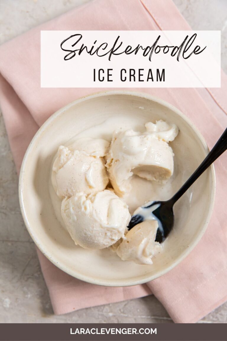 Snickerdoodle Protein Ice Cream - Lara Clevenger