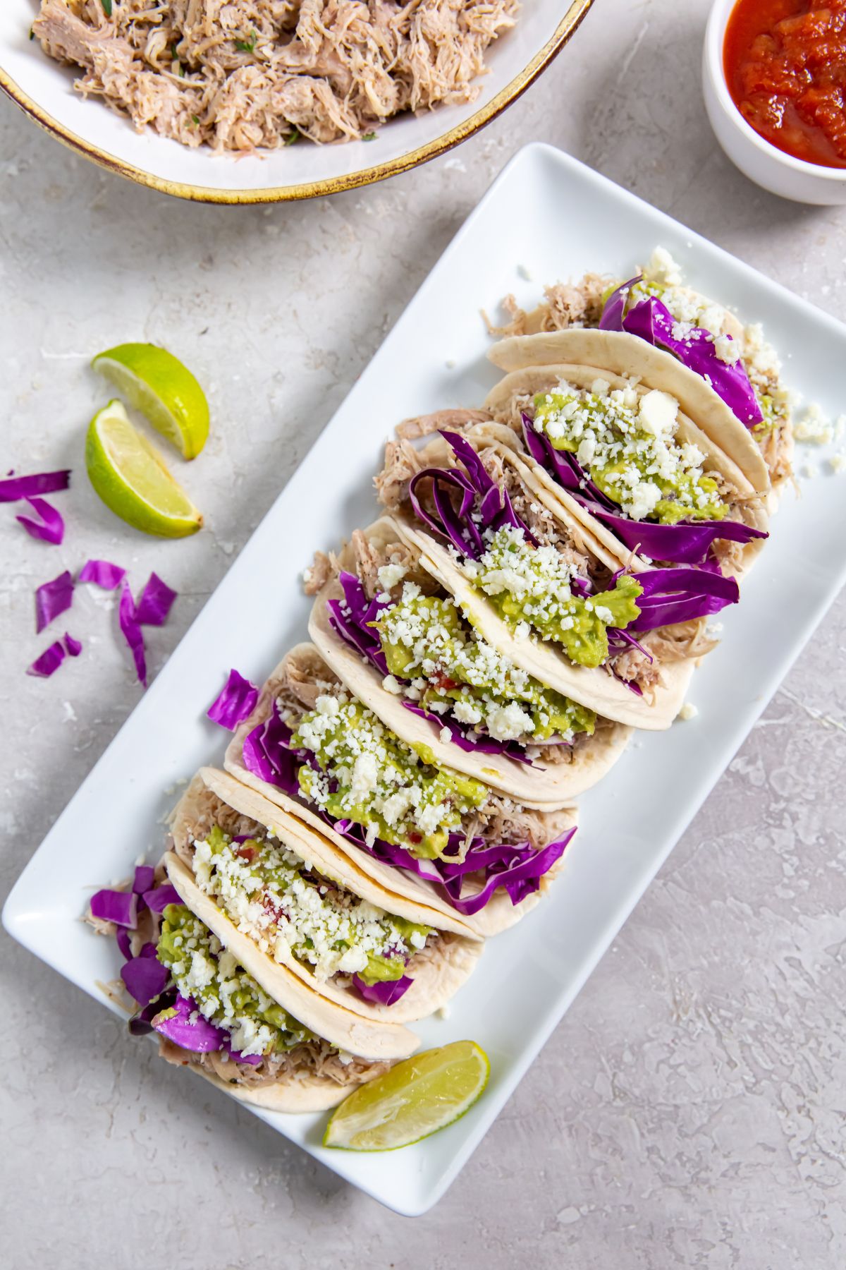 Low Carb Shredded Chicken Tacos - Lara Clevenger
