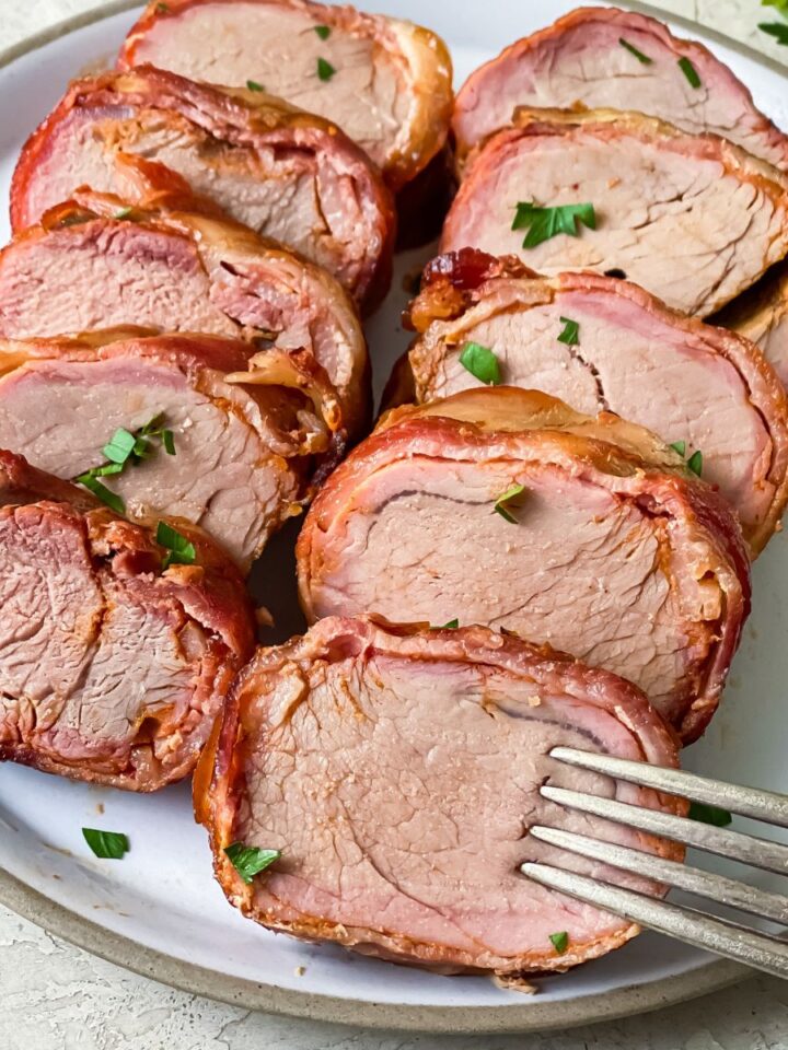 Air Fryer Bacon Wrapped Ribeye Steak - Lara Clevenger