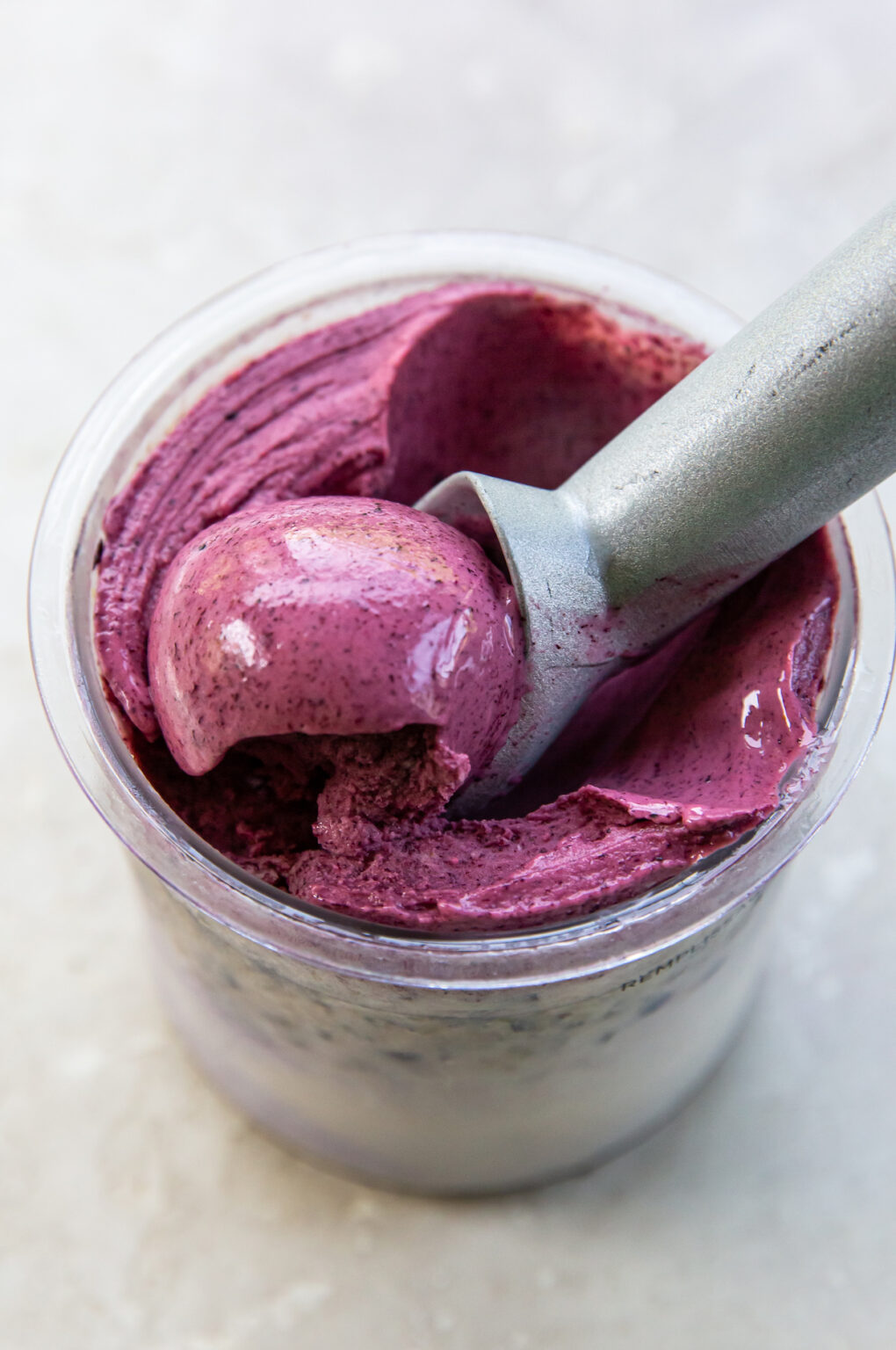 Ninja CREAMi Blueberry Ice Cream - Lara Clevenger