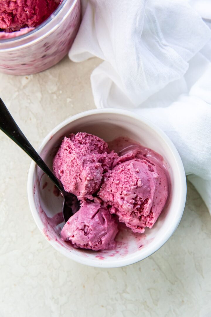 Ninja Creami Cherry Ice Cream - Lara Clevenger