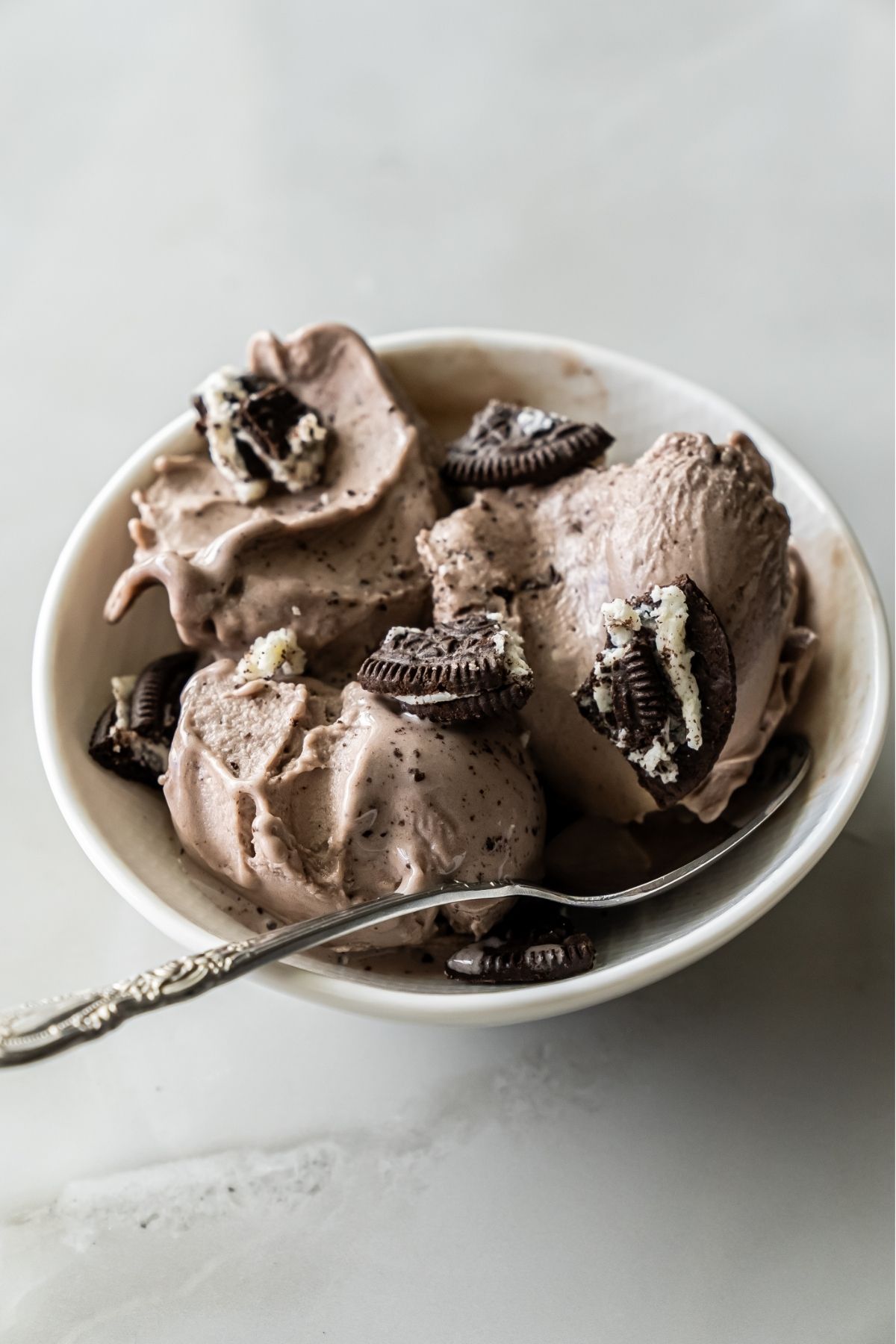 Ninja Creami Cookies and Cream Protein Ice Cream - Lara Clevenger